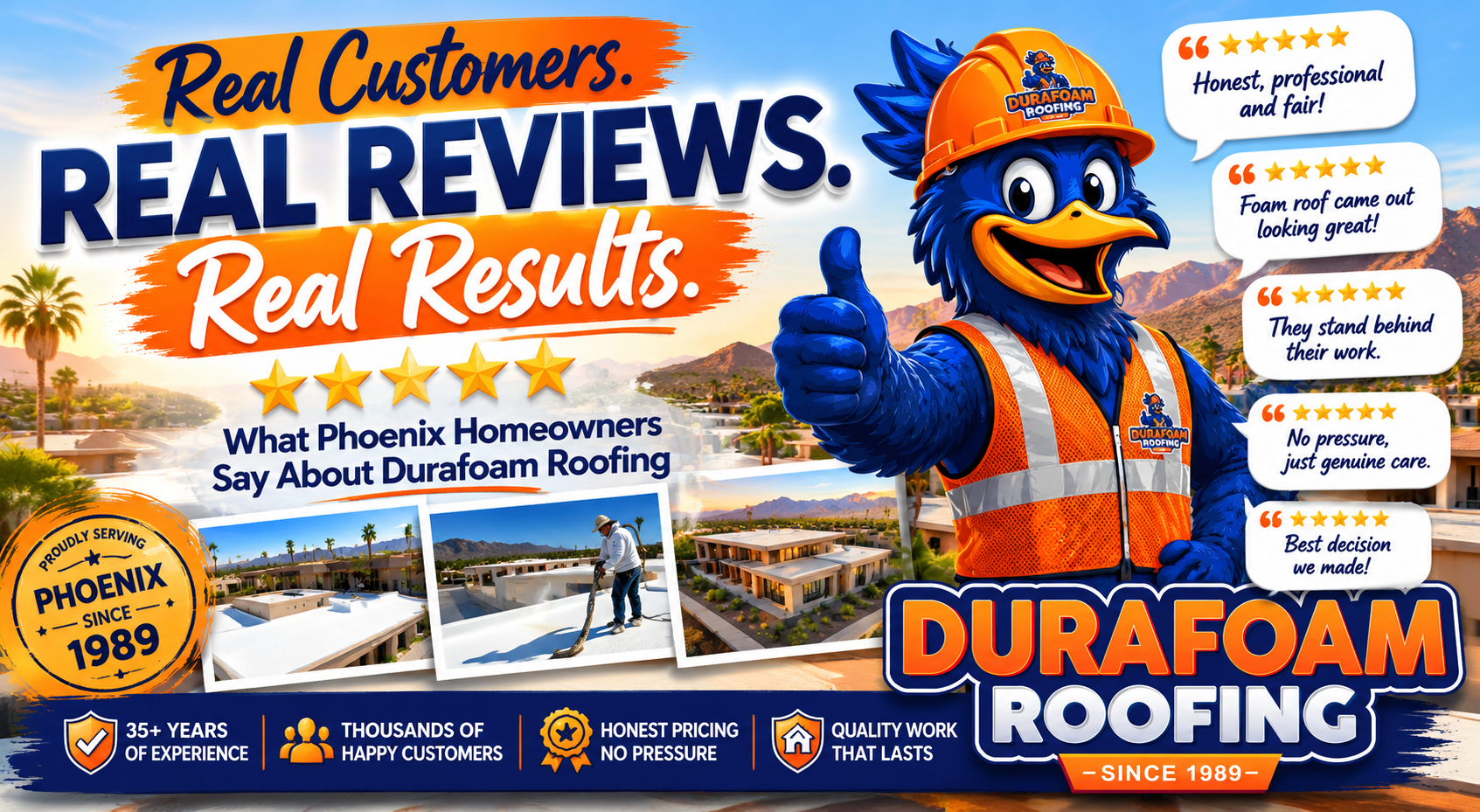 What Phoenix Homeowners Really Say About Durafoam Roofing After 35 ...